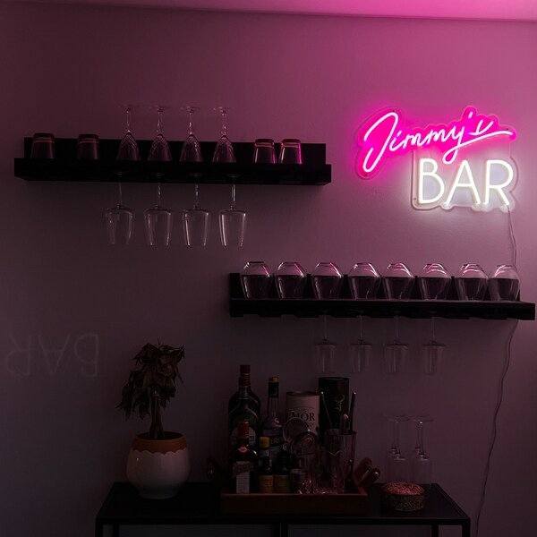 Custom Neon Sign With Spanish Text, LED Neon Illuminated Phrase ...