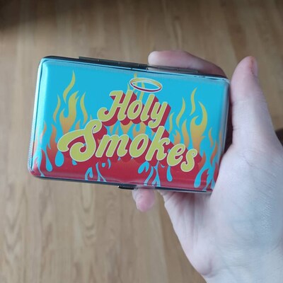 Angel Blue Holy Smokes Cigarette Case - Etsy