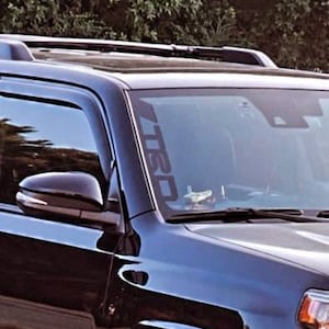 TRD WINDSHIELD Car Premium STICKER Vinyl Corolla Camry Supra Etc - Etsy