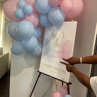 Diapers and Wipes Raffle Table Sign Baby Shower Boy Girl Gender Reveal ...