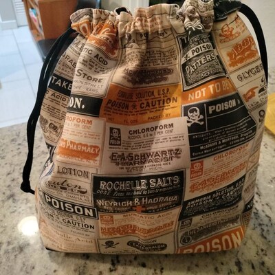 Fox Drawstring Bag Handmade Drawstring Bag Drawstring - Etsy