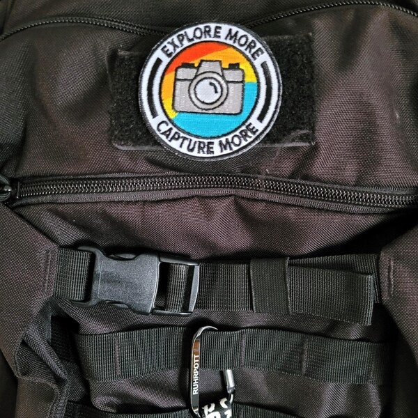 Explore More Capture More Camera Photography Embroidered Patch - Etsy