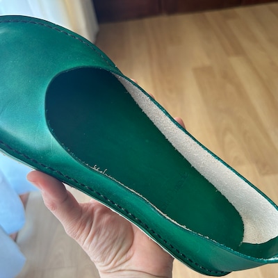 Natural Foot Shape Barefoot Shoes, Custom Size Minimalist Shoes, Ballet ...