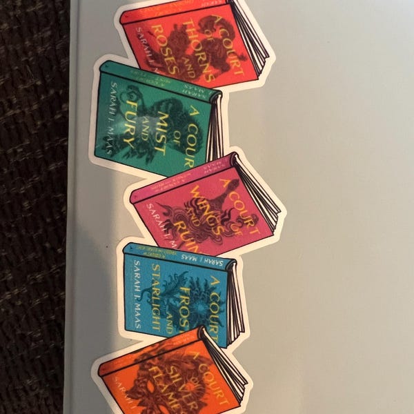 Acotar Car Decal, Car Decal, Bookish Sticker, Bookish Gift, Acotar Car ...