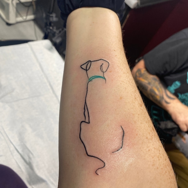 Wolf One Line Art | Wolf Tattoo Art | Minimalist Line Art | Abstract ...