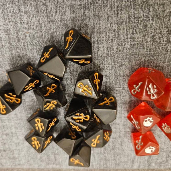 Vampire RPG, Premium Dice Set - Etsy