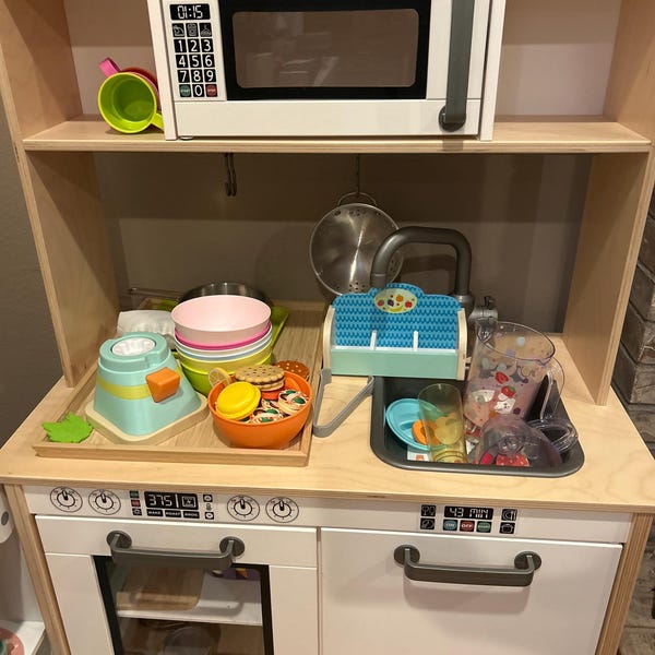 Play Kitchen Stickers Decal Set, Mix and Match, Fits on Ikea Duktig ...