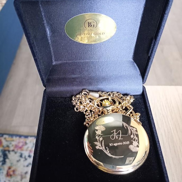 The Royal Regiment of Fusiliers 24k Gold Plated Pocket Watch in Luxury ...