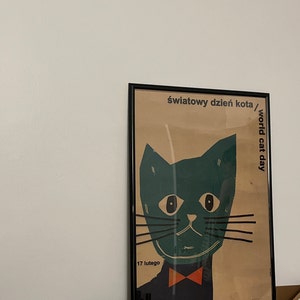 Pyramid of Cats Piramida Kotów Original Polish Poster - Etsy