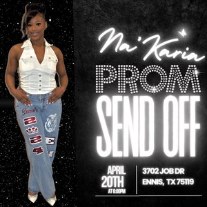 Prom Flyer, Prom Booking Flyer, Prom Hairstylist Nails Lashes Makeup ...