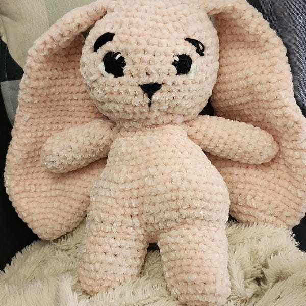 Crochet Pattern Bunny, Amigurumi Easter Plush Bunny Tutorial, Crochet ...