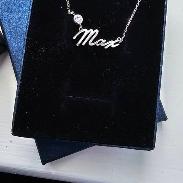 14k Gold Tiny Letter Necklace Personalized 3D Bubble Initial Pendant ...