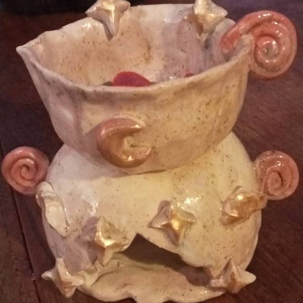 The Wonky Pot Collection Handmade Ceramic Succulent Pot, Cactus Pot ...