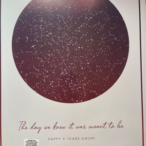 Custom Star Map Night Sky Map Our Story Personalized Custom - Etsy