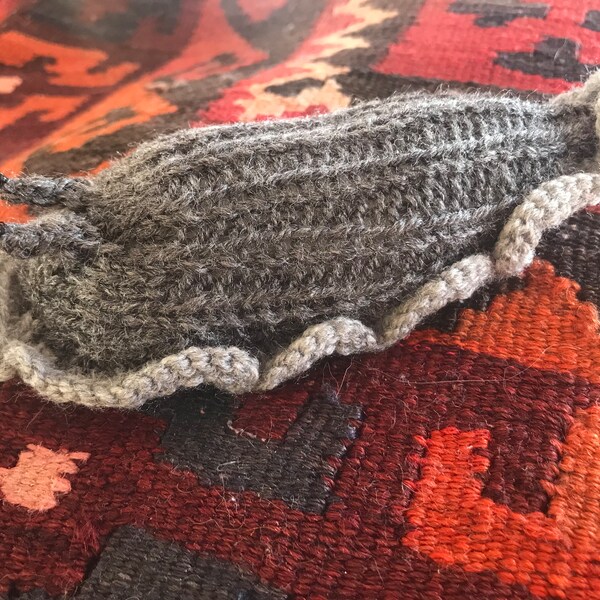 Hand Knitted Garden Slug With Frilly Skirt - Etsy