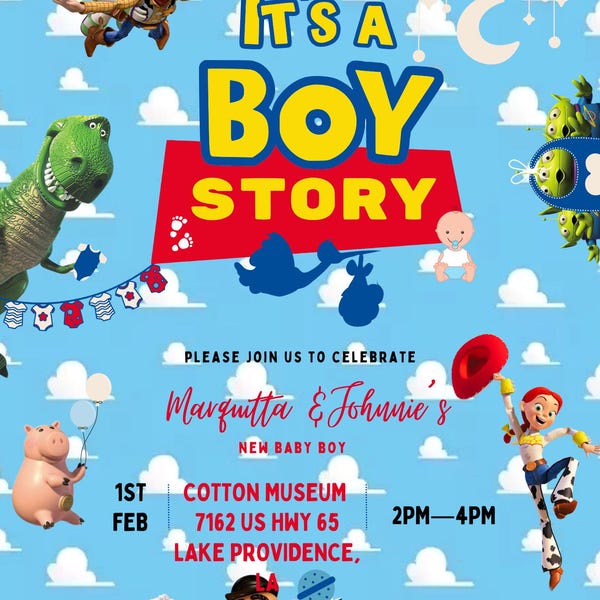It’s a Boy Story Png and Svg - Etsy