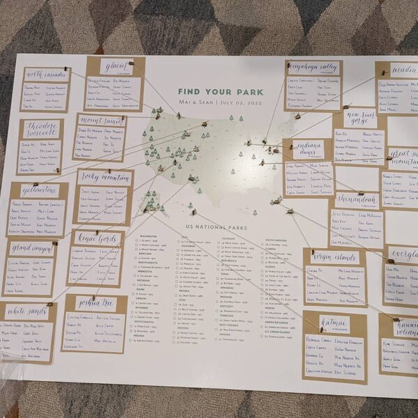 National Park Nursery Decor Alphabet Poster • National Park Baby Shower ...