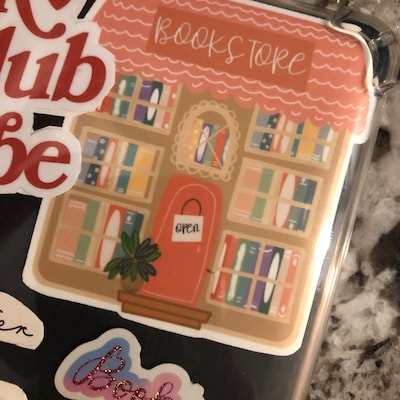 Bookshop Sticker, Bookshelf Sticker, Bookstore Sticker, Bookish ...