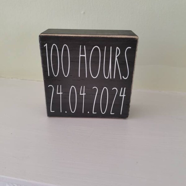 Any Wording - Block Wooden Signs - Personalised - Rae Dunn Inspired ...