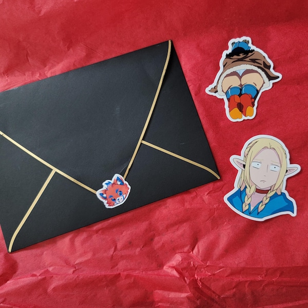 Delicious in Dungeon - Marcille Angry Sticker - Etsy