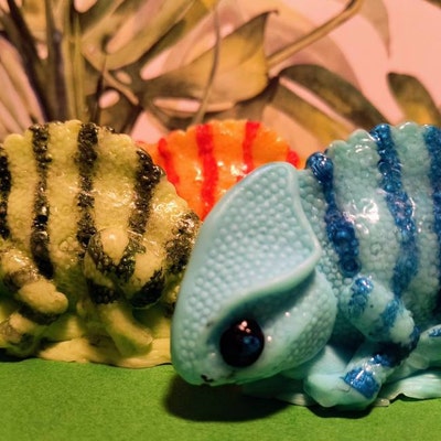 Chameleon Mold Lizard Silicone Mold Yard Decor Mold 3d Silicone Mold ...