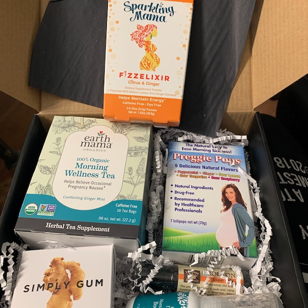 Morning Sickness Box | First Trimester Gift | Pregnancy Nausea Gift Box ...