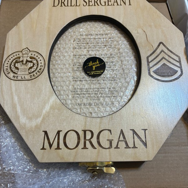 Campaign Hat Press, Drill Sergeant, Graduation/retirement Gift - Etsy