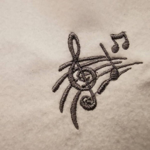 Music Notes - Machine Embroidery Design - Etsy