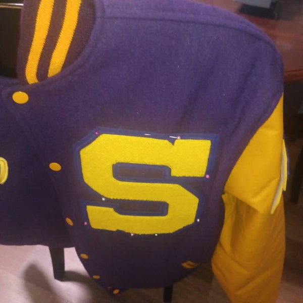 Custom Chenille Script Name Letterman Jacket Patch MADE IN USA - Etsy