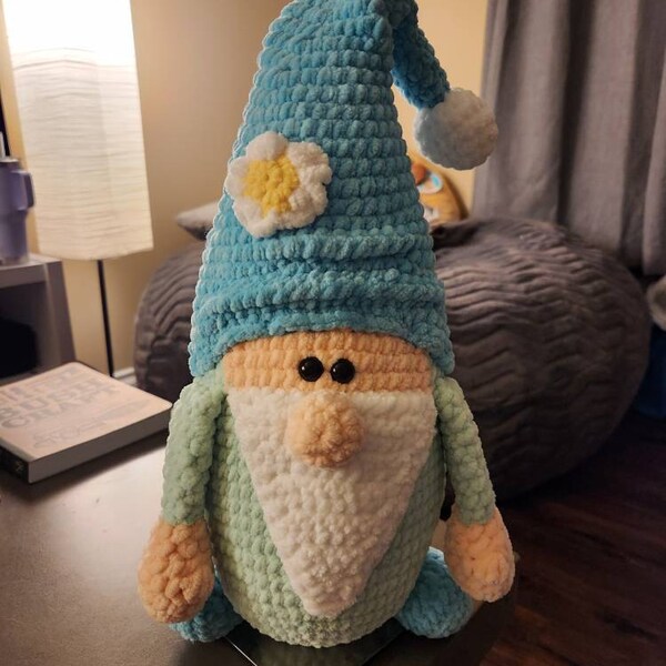 Crochet Gnome Pattern Set of 3, PDF Crochet Pattern, Plush Gnomes, DIY ...