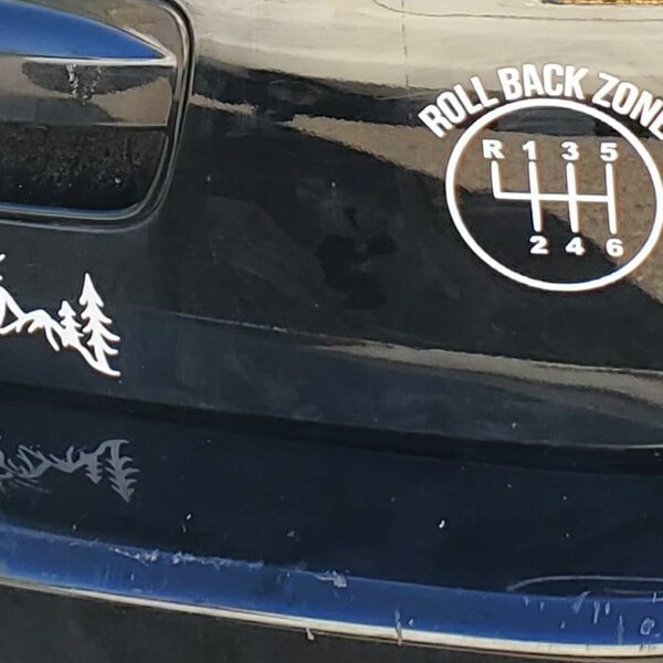 6 Speed Gear - Roll Back Zone - Stick Shift - Manual Shift Diagram ...