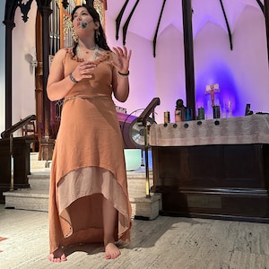 Red Greek Goddess Dress Boho Bridesmaid Dress Evening Cocktail Belted ...