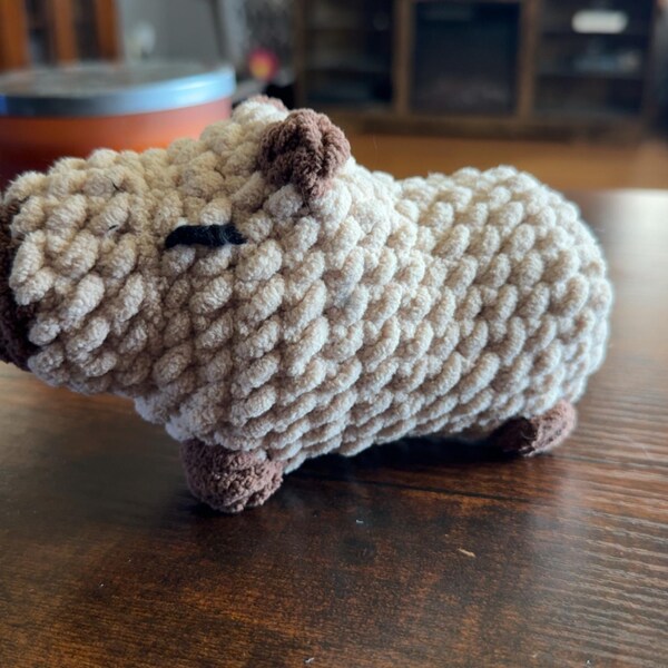 No Sew Capybara Crochet Pattern, Capybara Amigurumi Pattern, Easy ...