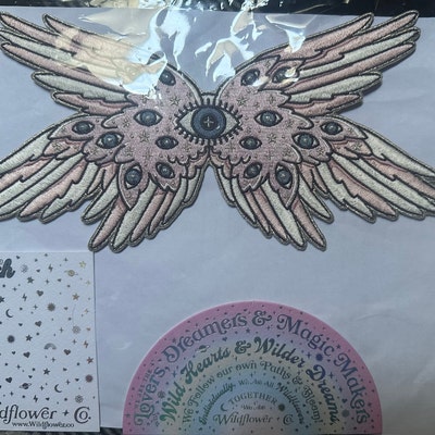 Angel Wings XL Back Patch for Jackets Biblically Accurate Angel ...