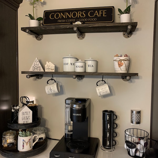 Cafe Sign, Personalized Fresh Coffee Good Food Sign, Custom Barista ...