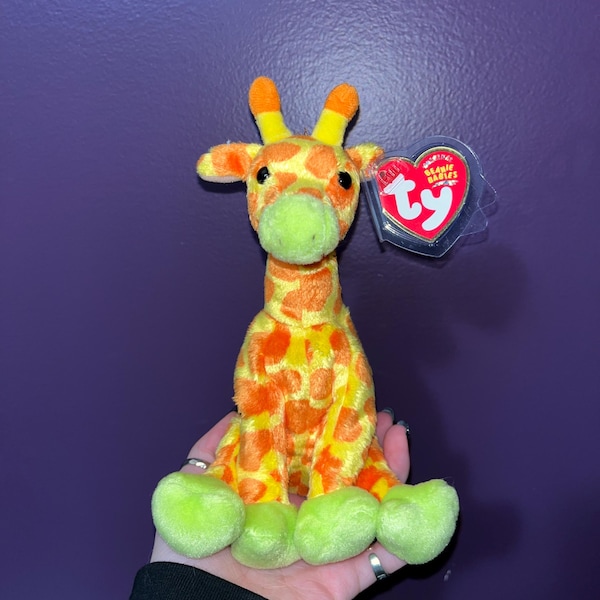 Ty Beanie Baby “giraffiti” the Giraffe - Circus Beanie (7 Inch) - Etsy