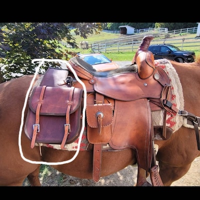Premium High Quality Handmade Leather Saddle Bag - Etsy