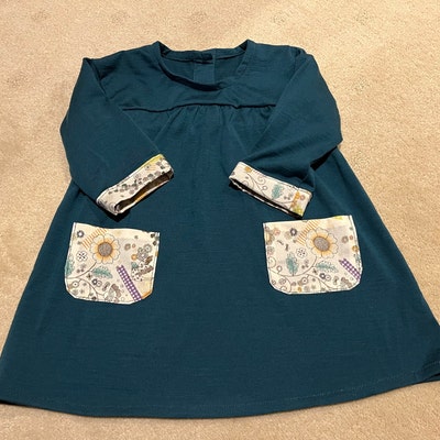 Girl and Baby PDF Sewing Patterns Drop Shoulder Dress Top Clothes ...