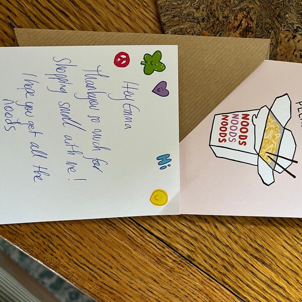 Shrimp Prawn Love Card - Etsy