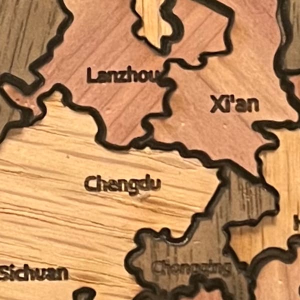 Countries Map Laser Cut Svg File, USA - China - Japan - German ...