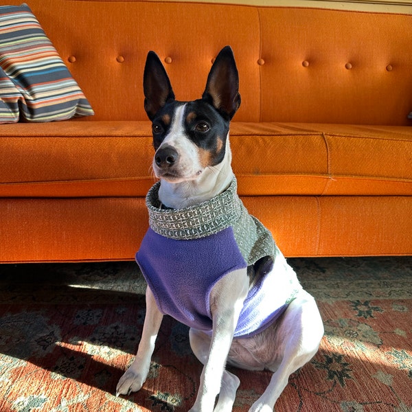 Dog Fleece Polo PDF Sewing Pattern Sizes XXS to 3XL (8 Sizes) Instant ...