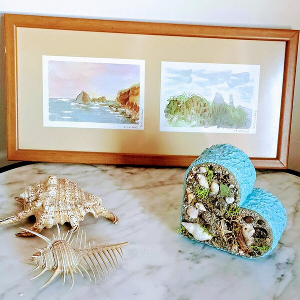 Seashell Letter *B* Beach Decor Alphabet Art Nautical Letters Coastal ...