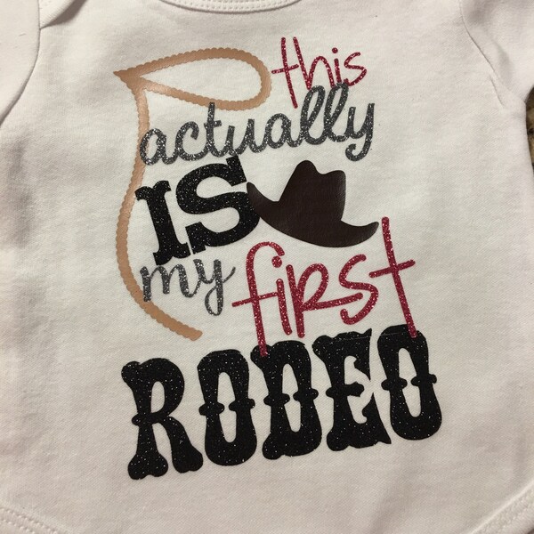 This Actually is My First Rodeo SVG DXF EPS and Png Files for Cutting ...