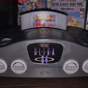 Purple Ultra 64 Custom Nintendo 64 Jewel, Badge, Faceplate - Etsy