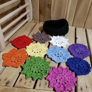 Chakra Meditation Set, Cotton Chakra Set, 7 Piece Chakra Set, Chakra ...