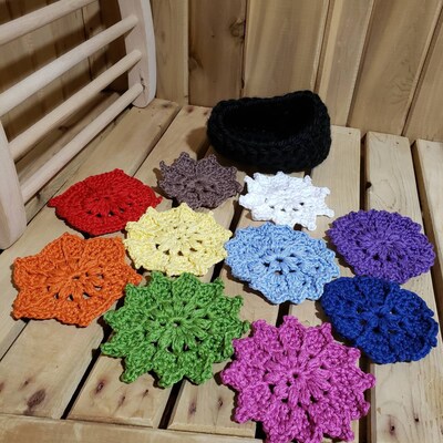 Chakra Meditation Set, Cotton Chakra Set, 7 Piece Chakra Set, Chakra ...