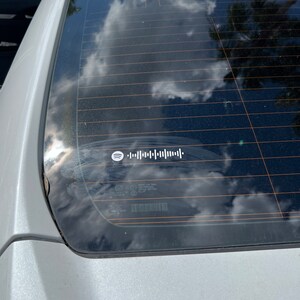 Custom Spotify Song Code Vinyl Decal Song Code Sticker - Etsy