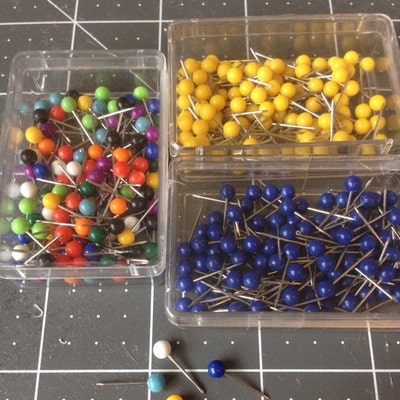 Push Pin Map Pins 300 Shiny Push Pins Quality Travel Map Tacks - Etsy