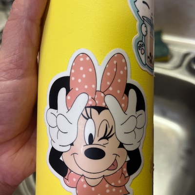 Minnie Mouse, Peace Sign, Minnie, Mickey, Sticker, Waterproof Stickers ...