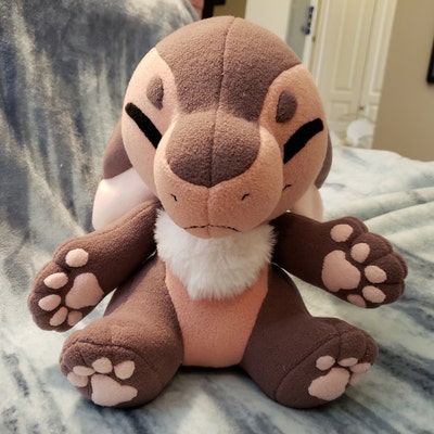 Plush Sewing Pattern PDF Furry Anthro Stuffed Animal Manokit Plushie ...